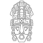 Mayan Mask Template