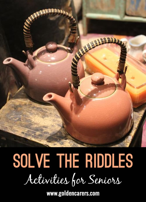 Riddles For Seniors The Elderly Riddles For Seniors The Elderly