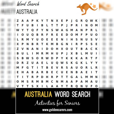 Australia | Activity Ideas for Seniors & the Elderly