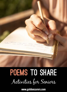 Poetry Activity Ideas for Seniors & the Elderly