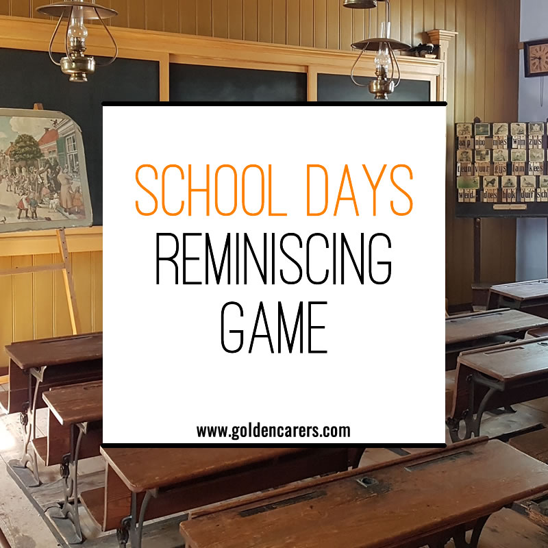 School Days Reminiscing Cards