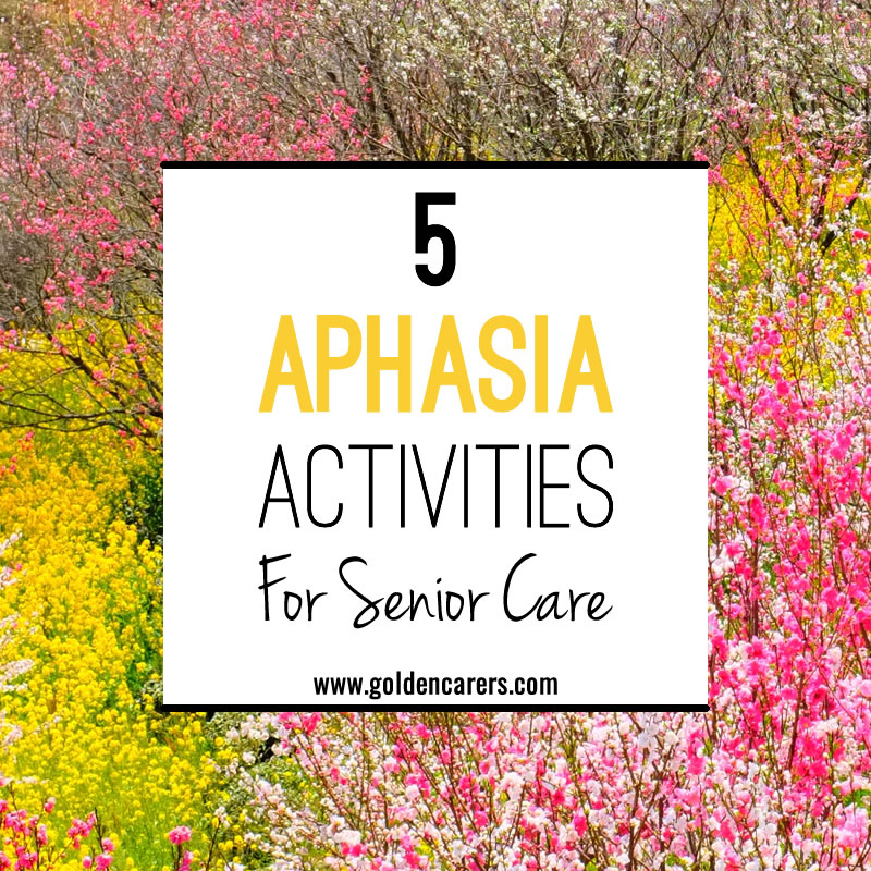 5 Aphasia Activities for Senior Care