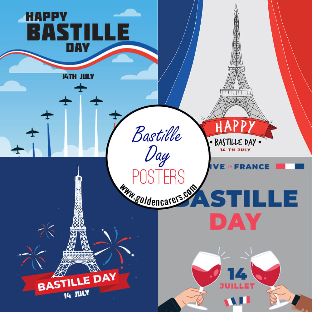 14th of July - Bastille Day Posters