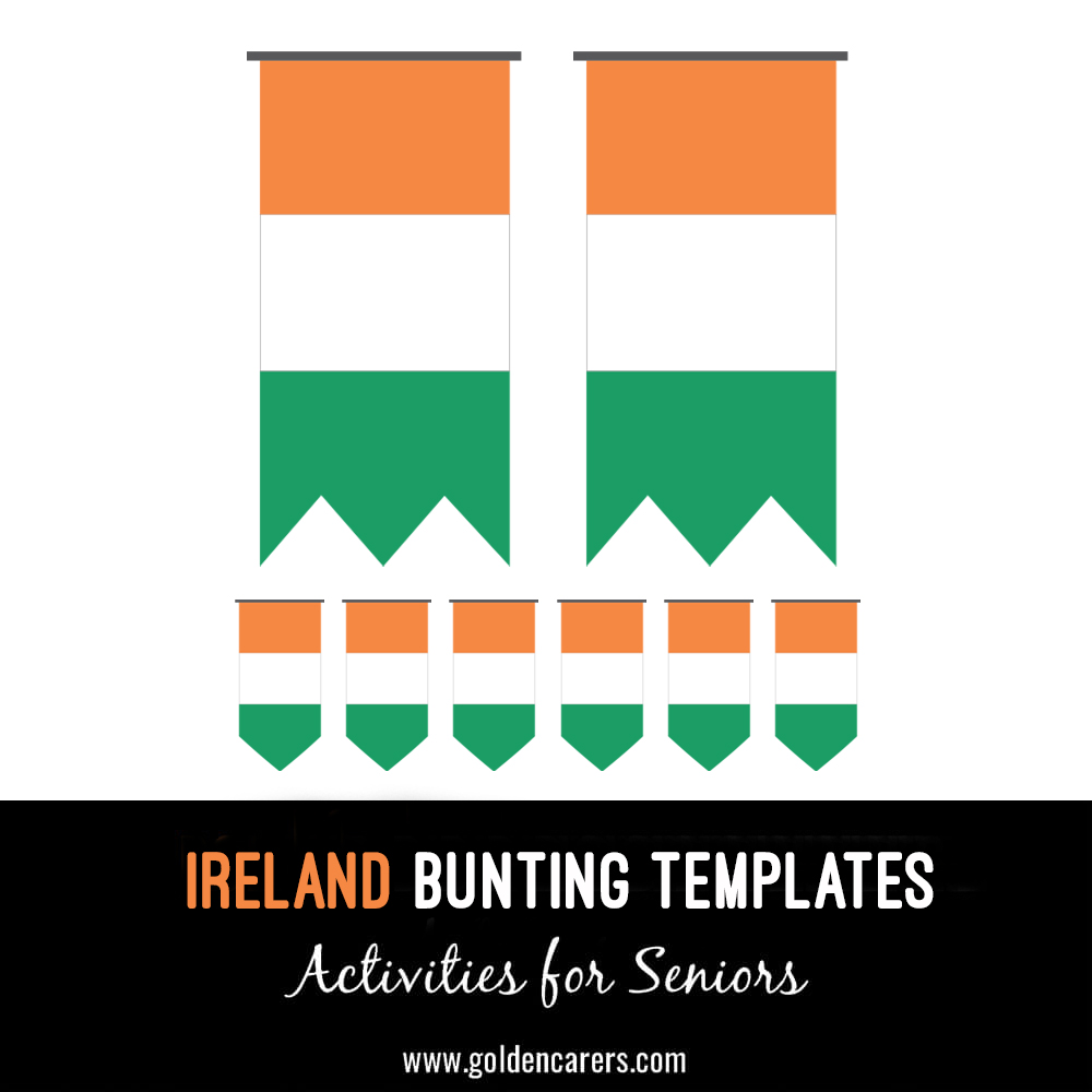 Ireland Bunting Templates
