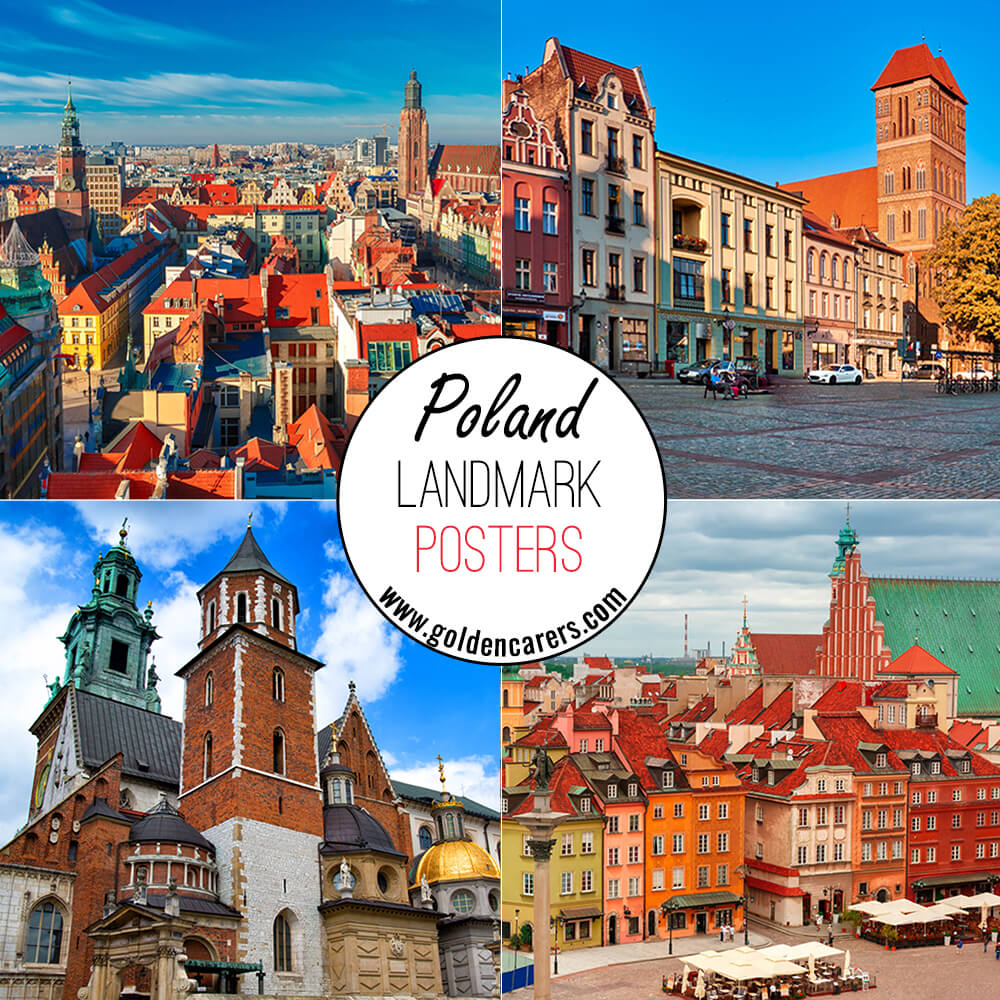 Poland Landmark Posters