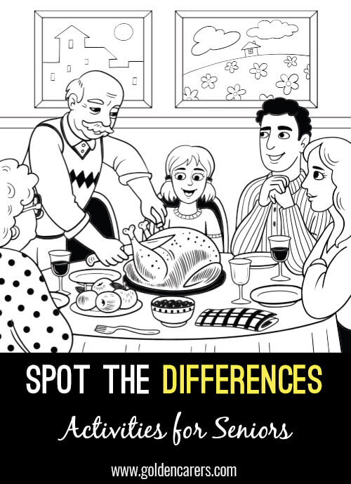Spot the Differences - Thanksgiving Dinner