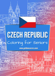 Czech Republic Coloring Templates