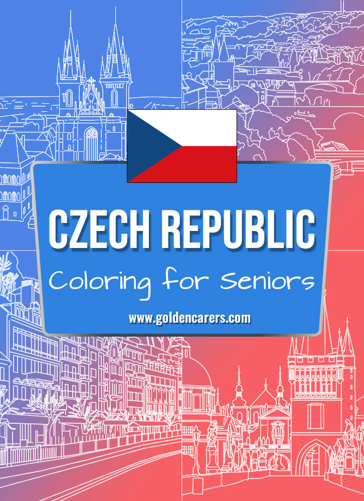 Czech Republic Coloring Templates