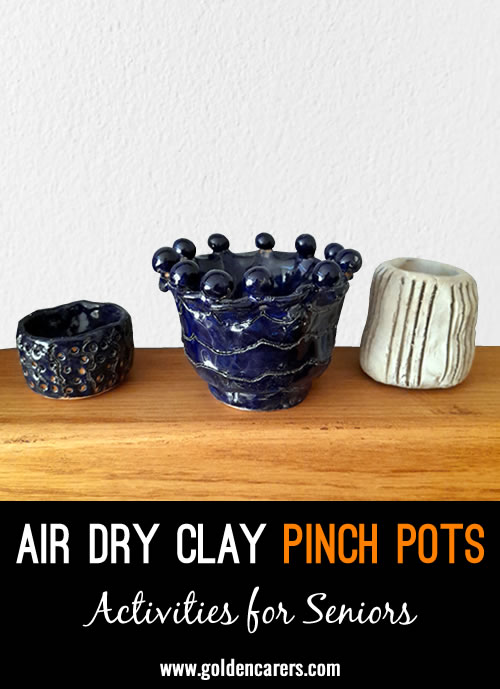 Clay Pinch pot making