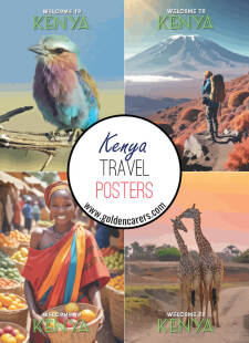 Kenya Travel Posters