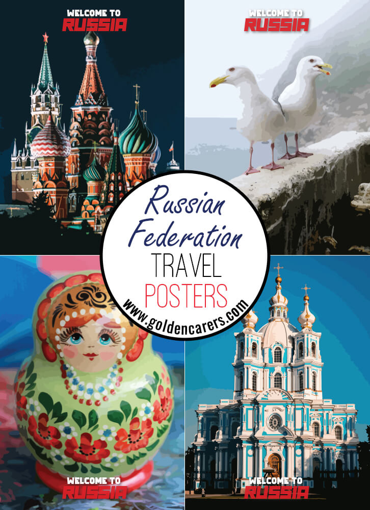Russia Travel Posters