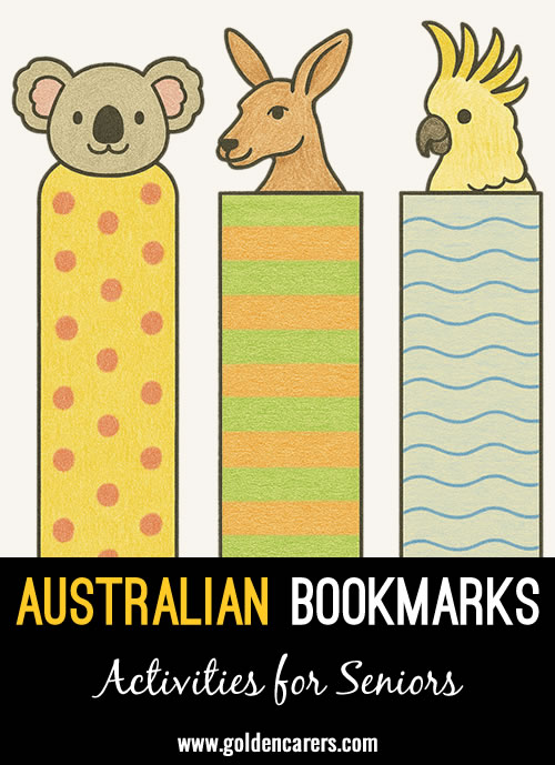 Australian Bookmarks for Australia Day