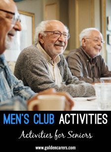 The Men’s Club: Social Activities for Men