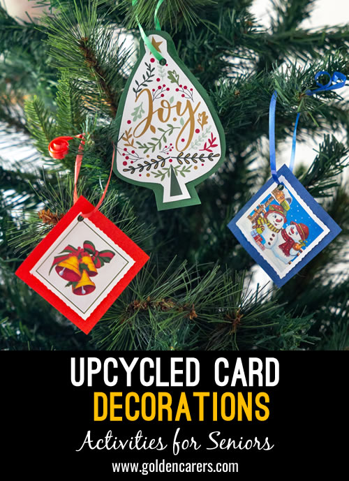 Upcycled Card Decorations