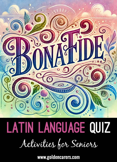 Latin Language Quiz