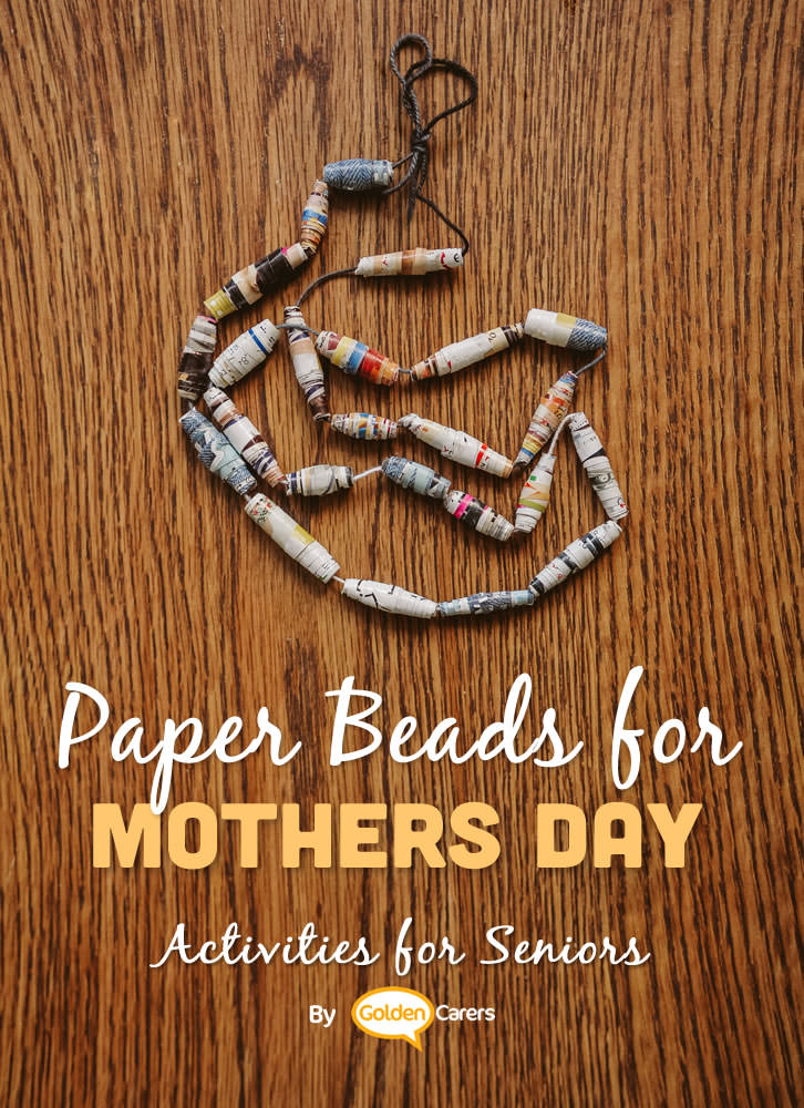 Paper Beads for Mothers Day