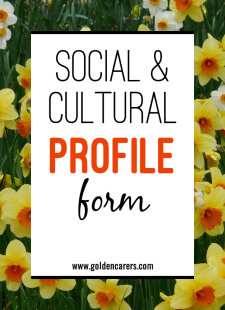 Social & Cultural Profile Form