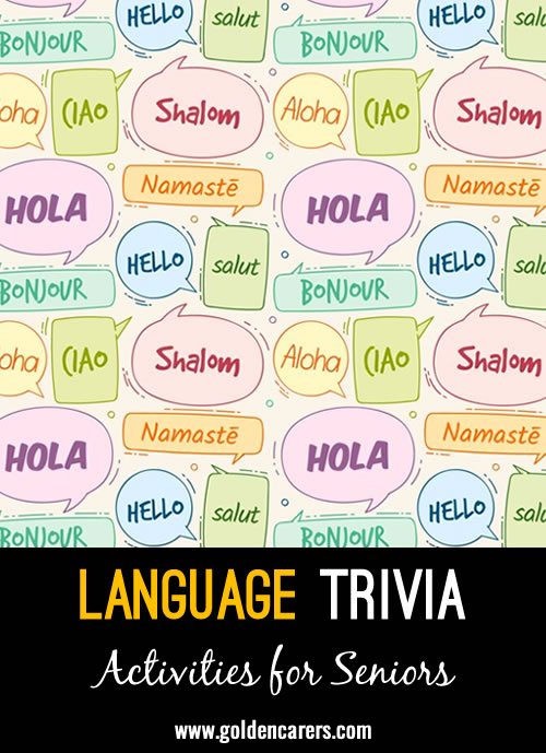 Language Trivia