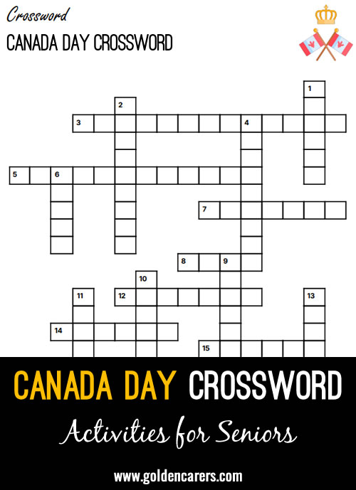 Canada Day Crossword