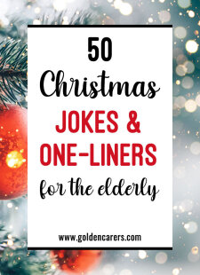 Christmas Jokes & One-Liners for the Elderly