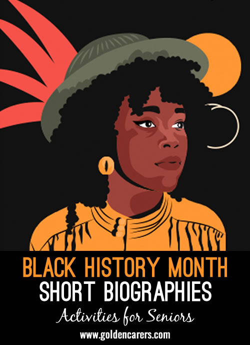 Black History Short Biographies