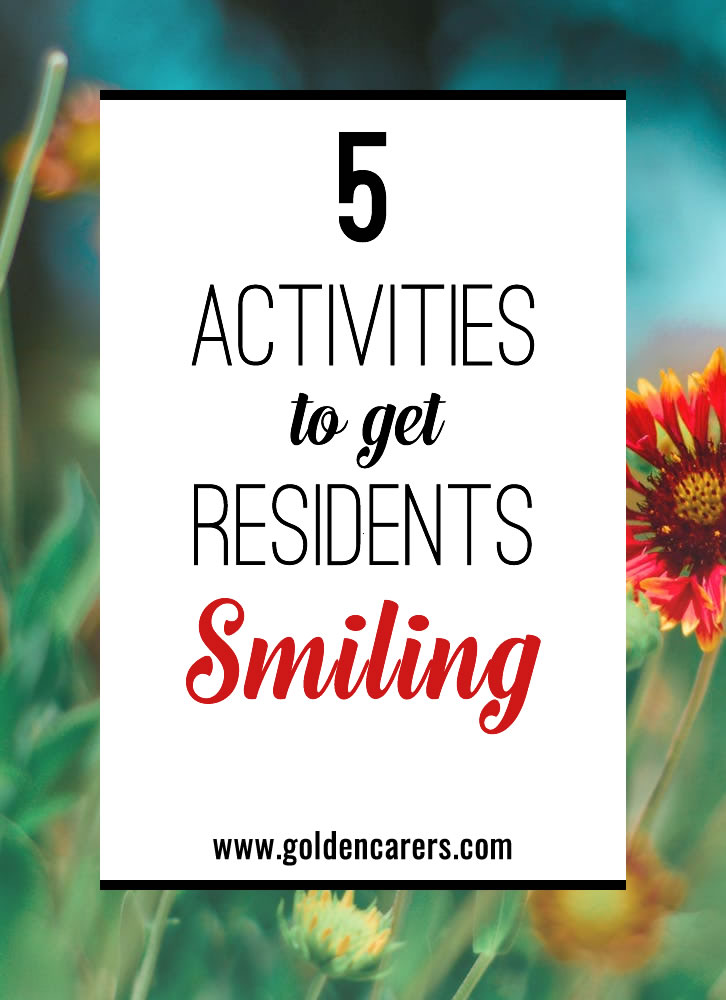 Laughing Together - Five Activities to Get Residents Smiling