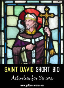Activities Calendar | Saint David's Day 1st of March