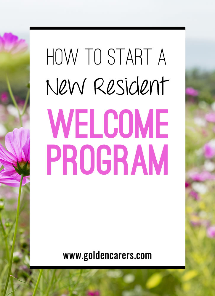 How to Start a New Resident Welcome Program