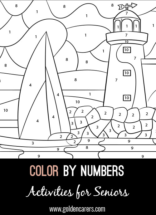 lighthouse printable coloring pages crafts