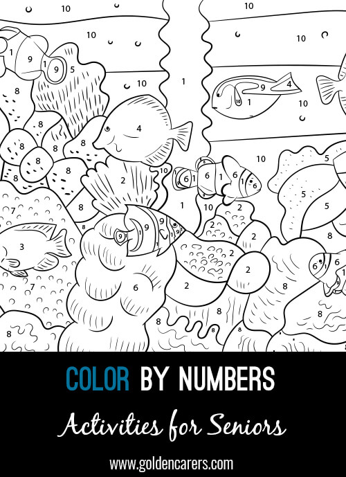 Color By Numbers - Under the Sea