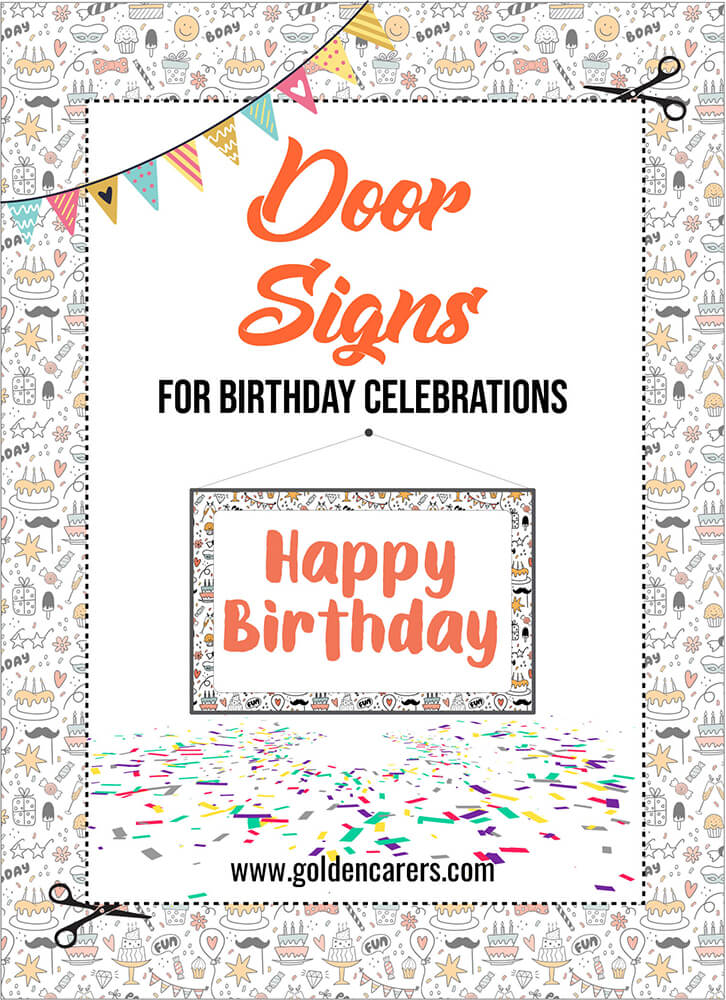 Birthday Door Signs