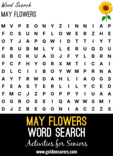 April Showers Bring May Flowers Word Finder