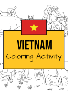 vietnam coloring sheets