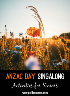 Activities Calendar | Anzac Day 25th of April