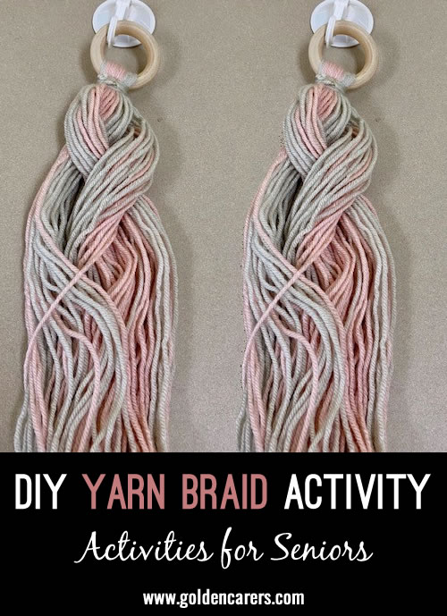 DIY Yarn Braid Activity