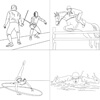 Olympic Games Coloring Templates