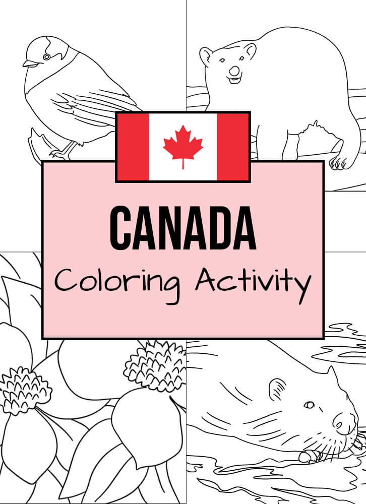 Canada Coloring Activity