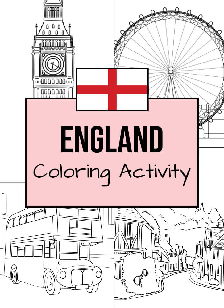 England Coloring Activity