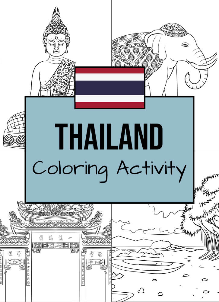 thailand coloring book