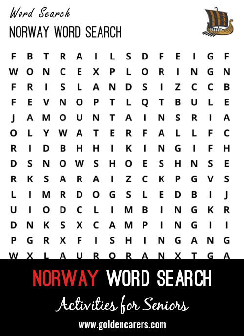 Norway Word Search