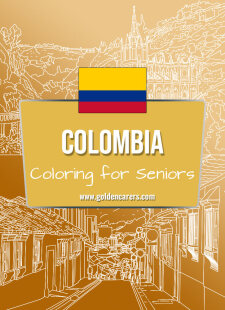 Colombia Coloring Templates