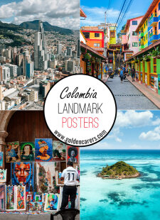 Colombia Landmark Posters