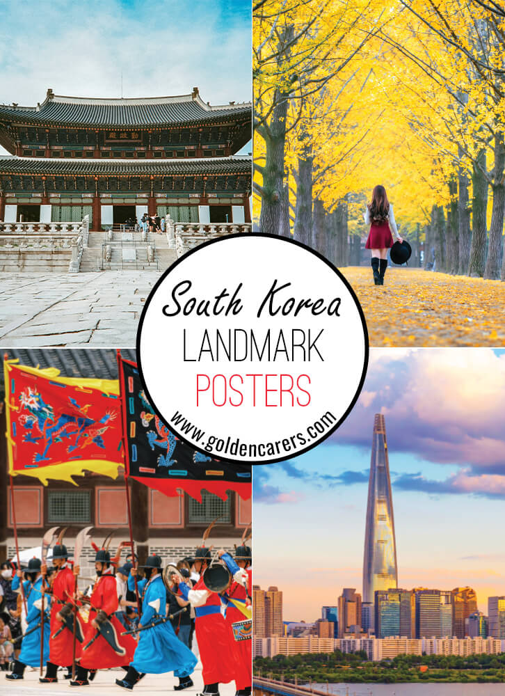 South Korea Landmark Posters