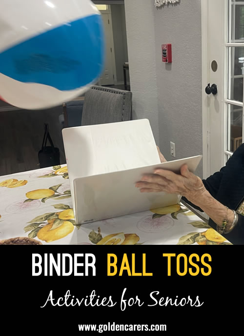 Binder Ball Toss