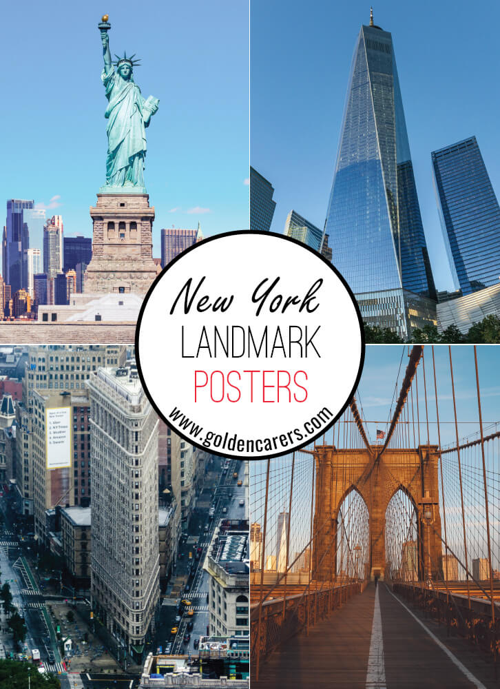 New York Landmark Posters