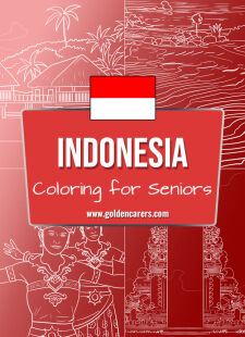 Indonesia Coloring Templates