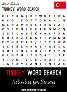 Turkey Word Search