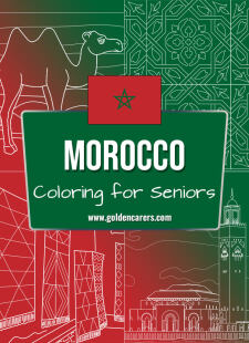 free morocco coloring pages