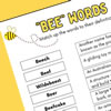 Bee Word Challenge