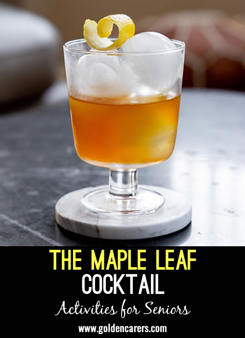 The Maple Leaf Cocktail